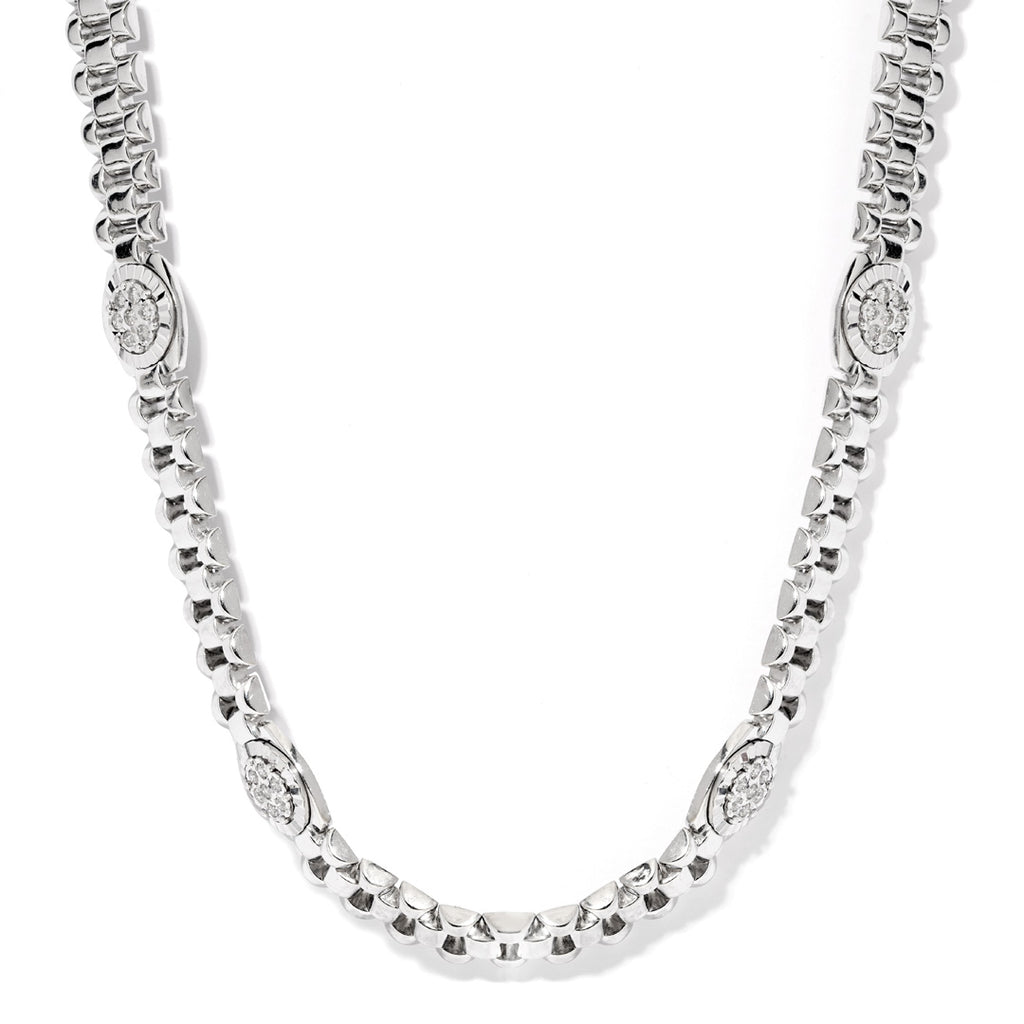Presidential Style Chain - White Gold – RankinsJewellers