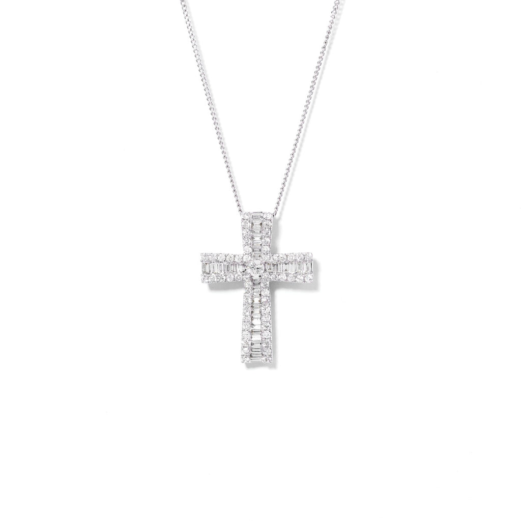 Saint Solitaire Diamond Cross – RankinsJewellers